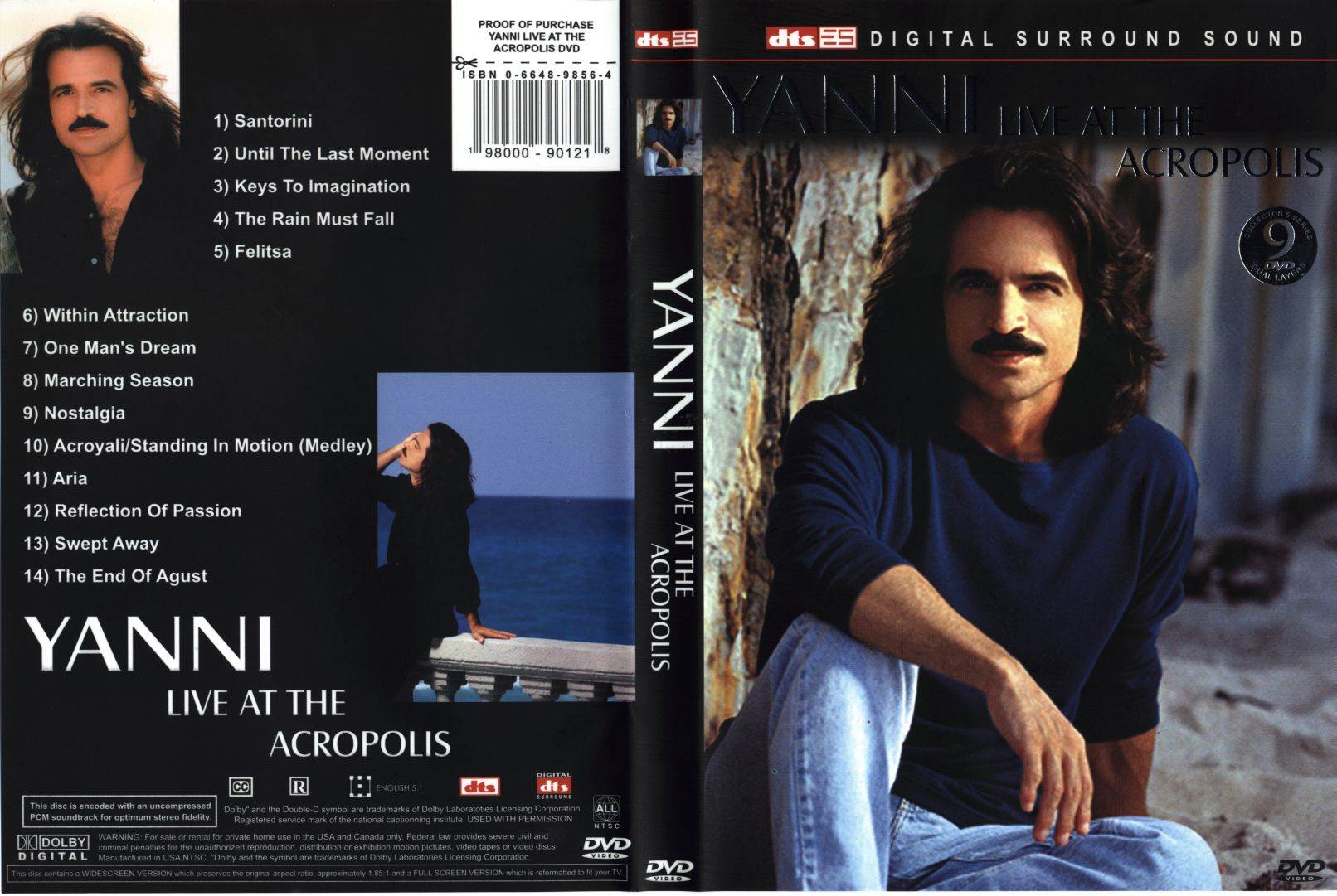 Yanni Live At The Acropolis : Front | DVD Covers | Cover Century | Over ...